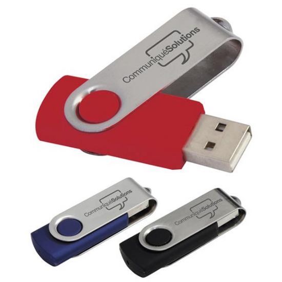 8Gb Folding USB 2.0 Flash Drive 121459