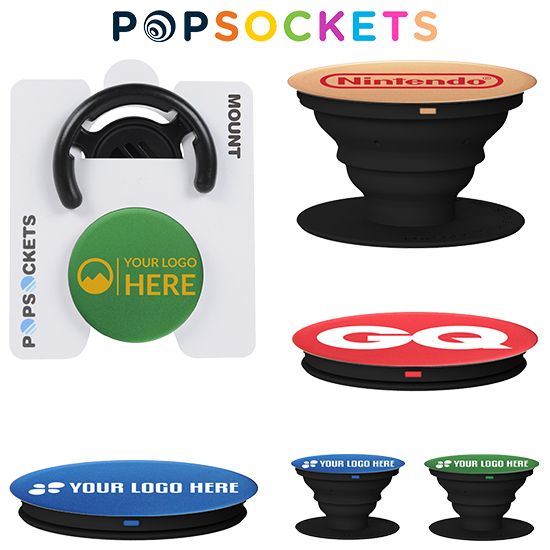 Customizable Metal PopSockets Combo With Logo in Bulk PHAC622