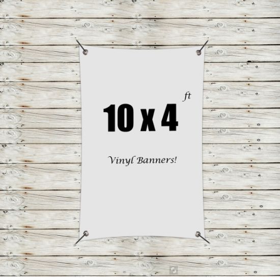 Custom 10' X 4' Vinyl Banners 120543