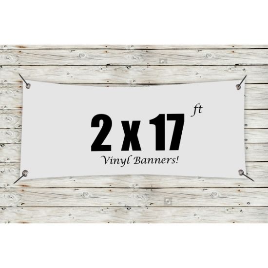Custom 2' X 17' Vinyl Banners 118962