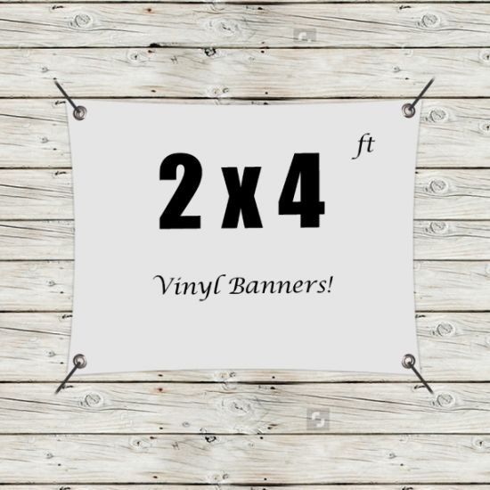 Custom 2' X 4' Vinyl Banners 120551