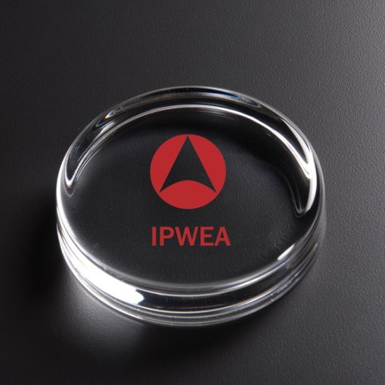 Flat Round Paperweight 130147