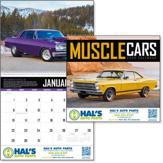 Muscle Cars 2023 Calendar 121055