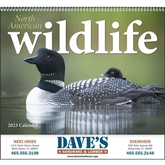 North American Wildlife 2023 Calendar