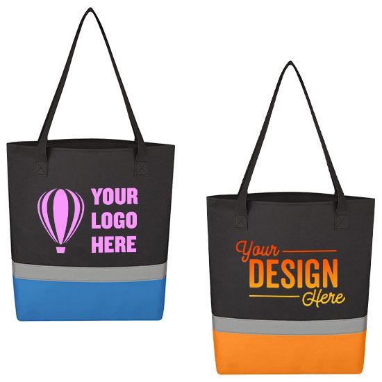 Custom The Deuce Reflective Tote Bag Imprinted with a Logo 101355