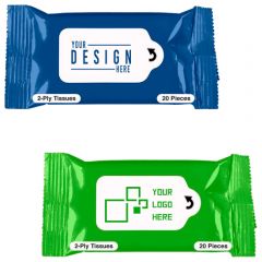 Personalized Tissue Packets with Logo