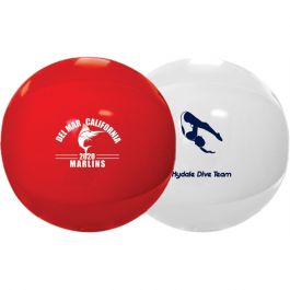 12 Inch Solid-Colored Beach Ball 125180