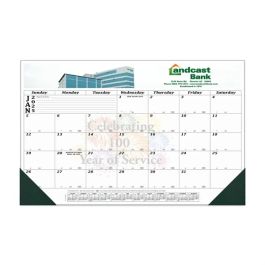 Custom 12 Month Full Color Desk Calendar - 17 in X 11 In by Logotech 158763