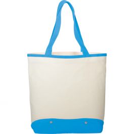 Custom 12 Oz. Cotton Canvas Sun and Sand Beach Tote Imprinted with a ...