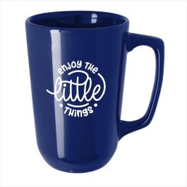 Promotional 14 Oz. Square Handle Mug by Logotech 133818
