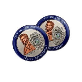 Customizable 1.75 in Zinc Challenge Coins from Logotech 118691