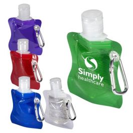 Wholesale 1 Hand Sanitizer In Foldable Pouch from Logotech 120315