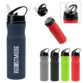Wholesale 24 Oz. Memphis Recycled Aluminum Bike Bottle from Logotech 149149