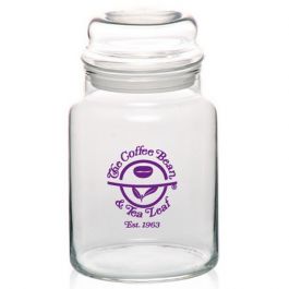 Branded 26 Oz. Arc Colonial Candy Jars from Logotech 112793