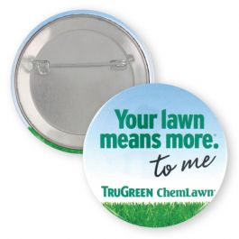 2 Inch Round Button W/ Safety Pin 132359