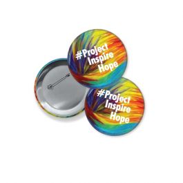 Imprinted 2 in Round Custom Buttons- Rush Delivered in 48 Hours from ...