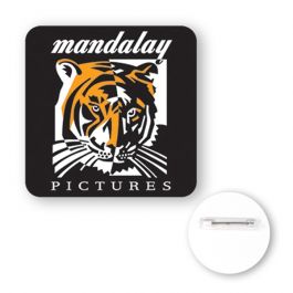 2 Inch Square Chipboard Button 132440