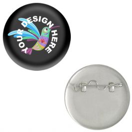 3 1/2 Inch Round Button Full Color W/Safety Pin 132276