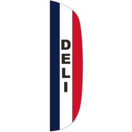 Wholesale 3 Ft X 12 Ft Message Flutter Flag - Deli from Logotech 179967