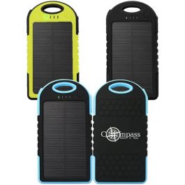 4000mah Water Resistant Solar Power Bank 142381