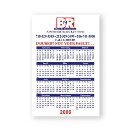 4 Inch X 6 Inch Calendar Magnet - 30mil 143021