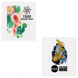 5 Inch X 7.5 Inch Custom Temporary Tattoos 119152