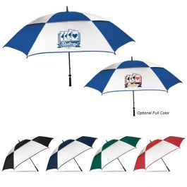 Customizable 62 Inch Arc Haas-Jordan Guardian Umbrella from Logotech 135735