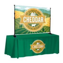Custom 6 Ft W X 5 Ft H Table Top Backdrop Kit from Logotech 137527