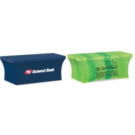Promotional 8 Ft Stretch Table Cover Stock Color - Full Bleed Print by ...