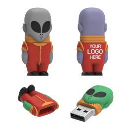Imprinted Alien USB Flash Drive from Logotech FDPP004