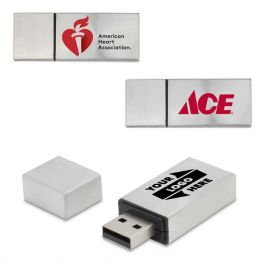 Custom Custom Metal USB Flash Drive from Logotech FDMT306