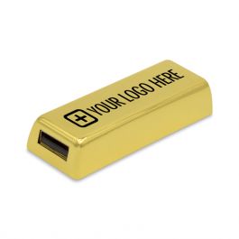 Customized with Your Logo Gold Bar USB Drive FDMT333