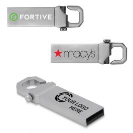 Branded Heavy Duty Keychain Flash Drive from Logotech FDMT313
