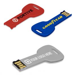 Promotional Key Shaped USB Drive by Logotech FDMT145