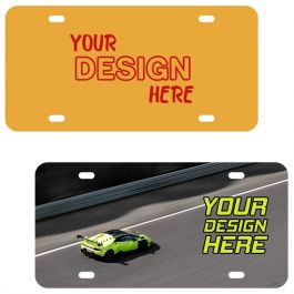 Custom Hi-Gloss Polyethylene License Plates for Auto Dealerships ...