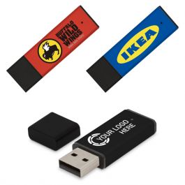 Personalized Metal USB Drive With Cap by Logotech FDMT122