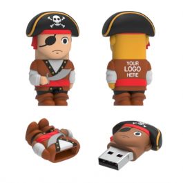 Personalized Pirate USB Flash Drive | by Logotech FDPP053