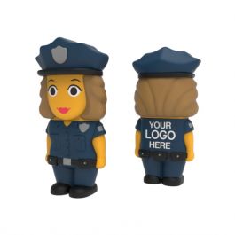 Police Officer USB Flash Drive Female | by Logotech FDPP055