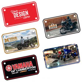 Screen Printed Hi-Gloss Aluminum License Plates from Logotech 800111