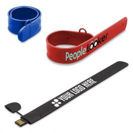 Customizable Slap On USB Wristband from Logotech FDRB433