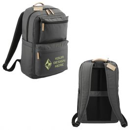 Imprinted Aft Recycled 15 Inch Computer Modular Backpack from Logotech ...