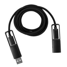 Wholesale All Over Braided Long Cable Extender from Logotech 148091