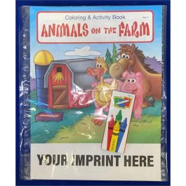 Personalized Animals on the Farm Coloring and Activity Book Fun Pack by ...