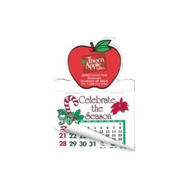 Apple Shape Calendar Pad Sticker With Tear Away Calendar 143247