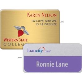 Aspen Standard Name Badge 127250