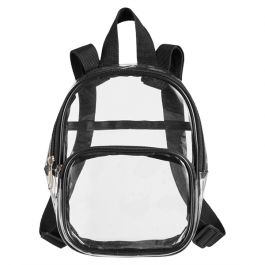 Branded Bagedge Unisex Clear Pvc Mini Backpack from Logotech 145586