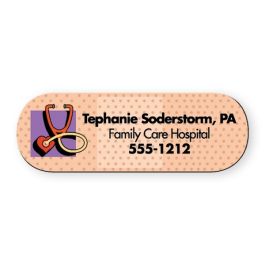 Custom Bandage Shape Vinyl Magnet from Logotech 132608