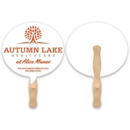 Custom Bubble Shape Hand Fan by Logotech 132988