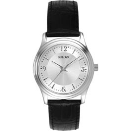 Wholesale Bulova Corporate Collection Women's Leather Strap Watch from ...