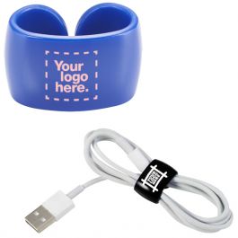 Promotional Cable Organizer by Logotech 108162